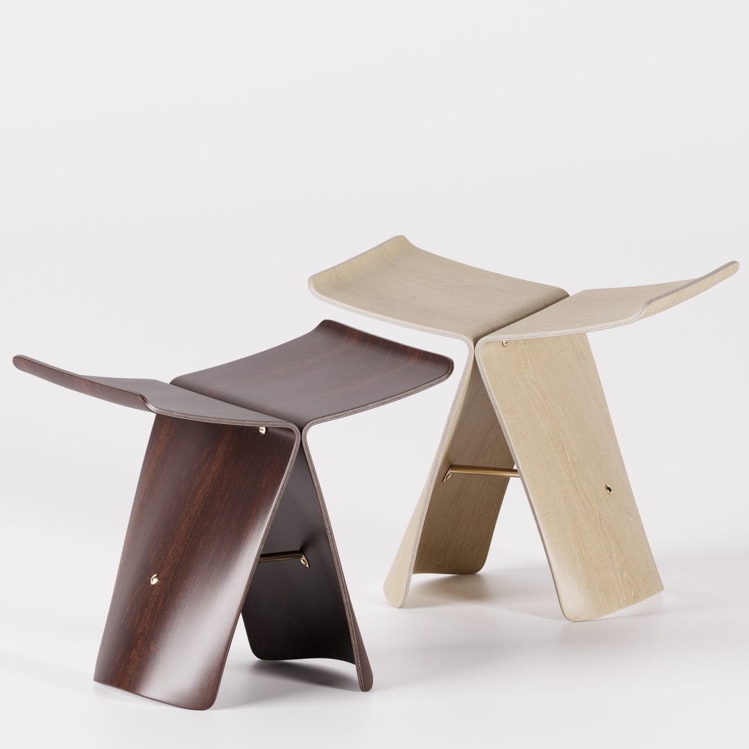 Butterfly Stool Furniture Model - TurboSquid 1584115
