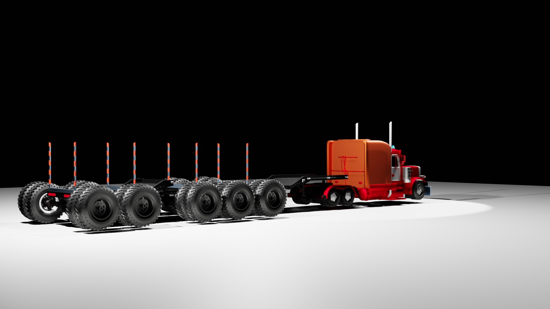 3D model turck with trailer - TurboSquid 1834794