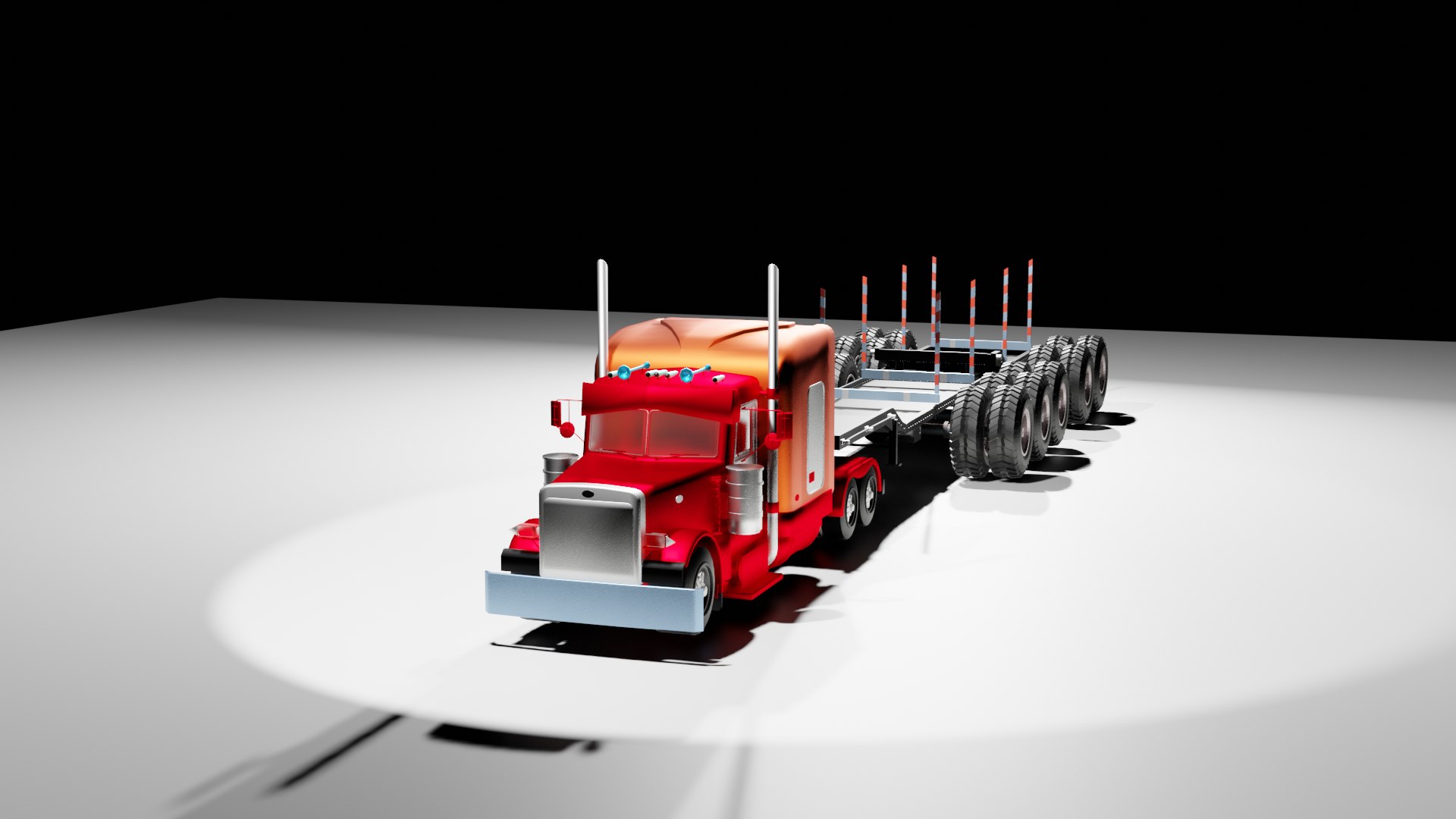 3D model turck with trailer - TurboSquid 1834794