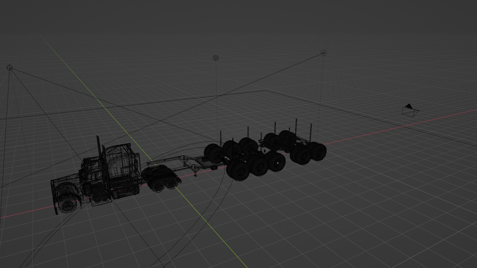 3D model turck with trailer - TurboSquid 1834794