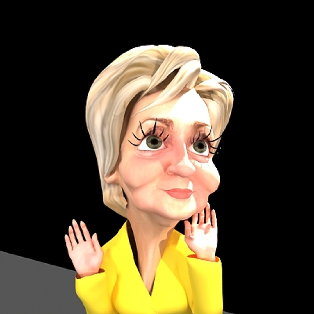3d Model Hillary Clinton