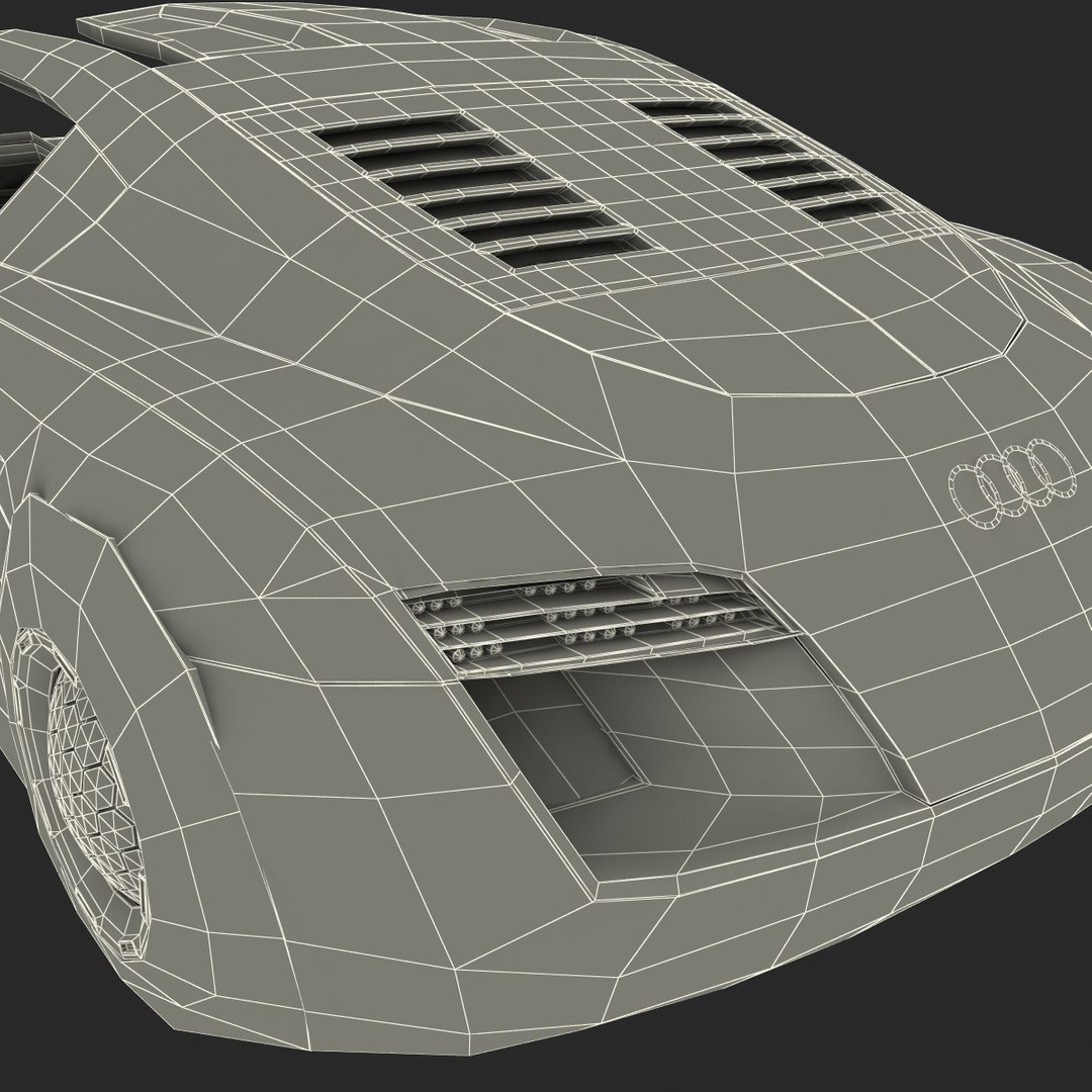 Concept Car Audi Rsq 3d Model