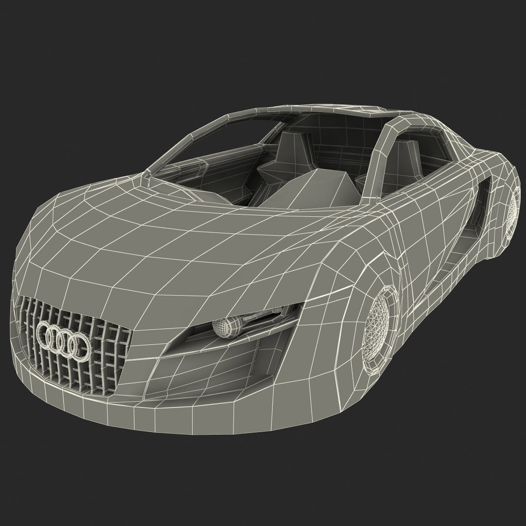 Concept Car Audi Rsq 3d Model