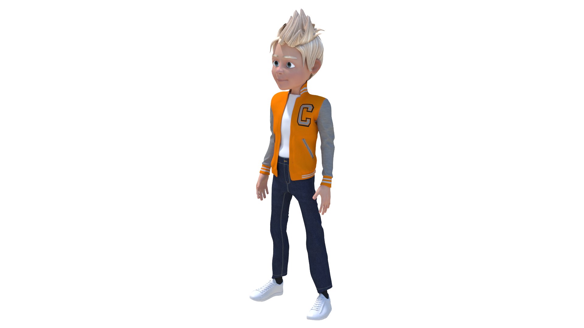 3D Cartoon Boy 3D model - TurboSquid 2173462