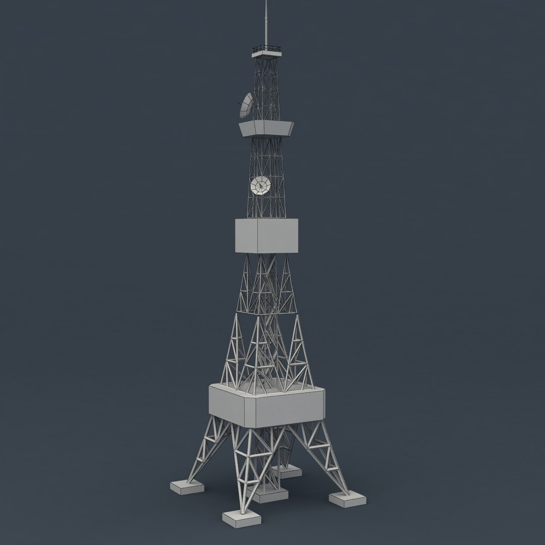 Sapporo Tower 3d Model