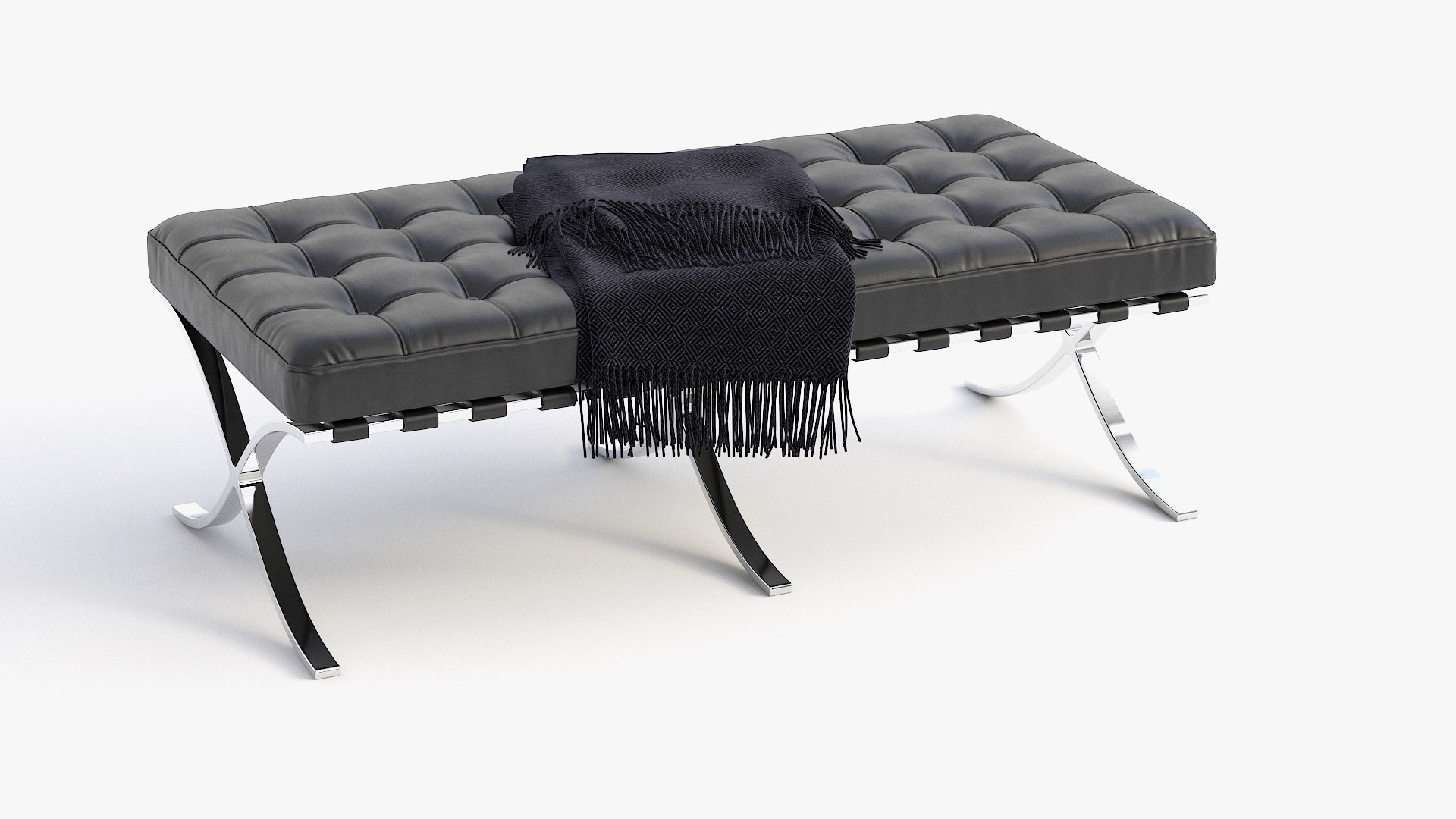 3D Barcelona Ottoman Model - TurboSquid 1947534