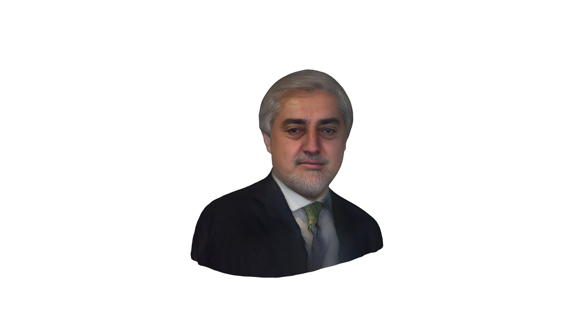 Abdullah Abdullah- Realistic Bust Head Ready 3d Model 3D Model ...