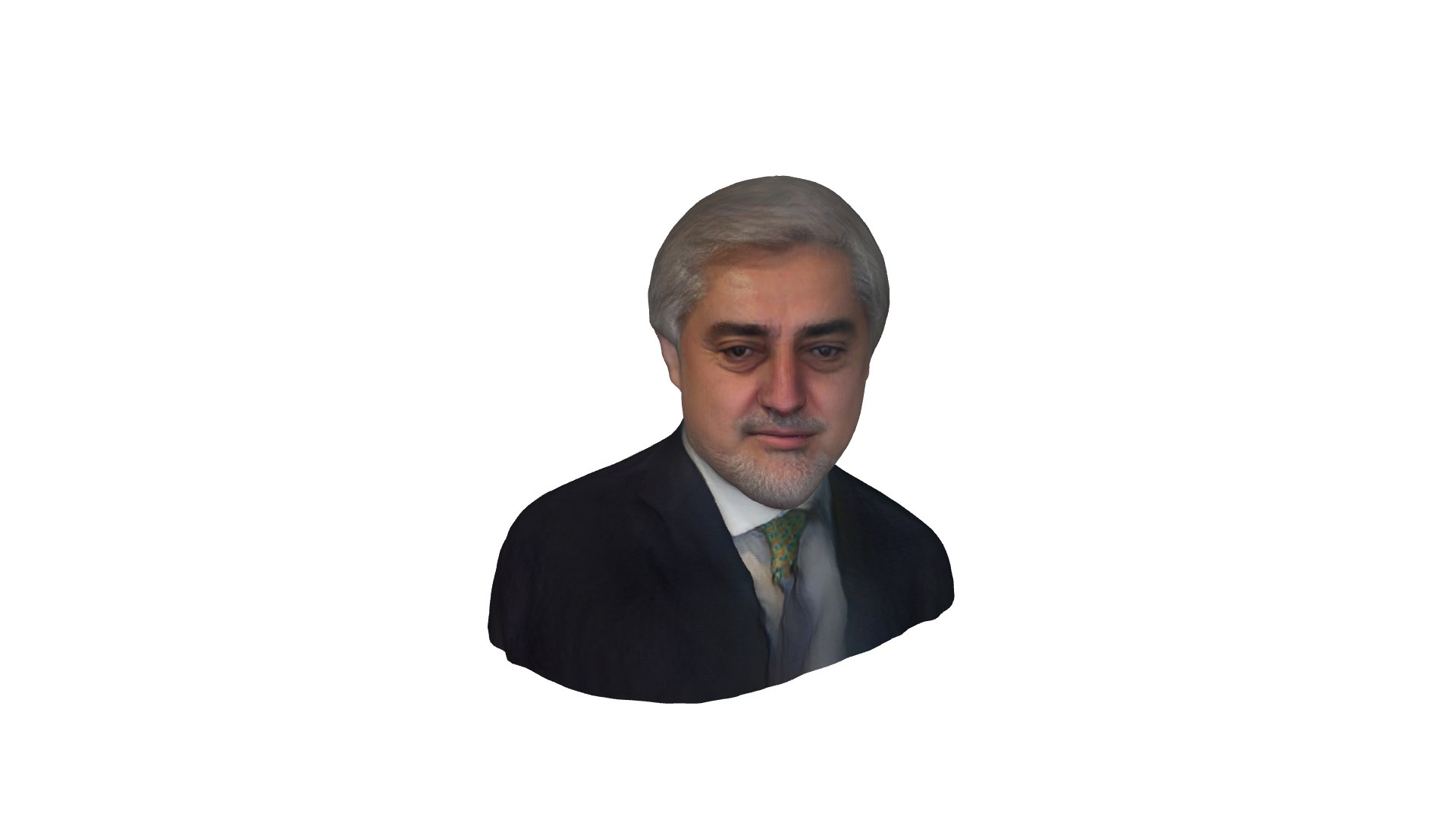 Abdullah Abdullah- Realistic Bust Head Ready 3d Model 3D Model ...