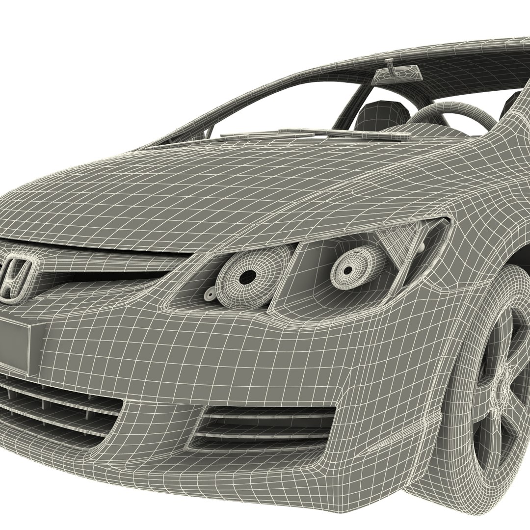 honda civic 3d model