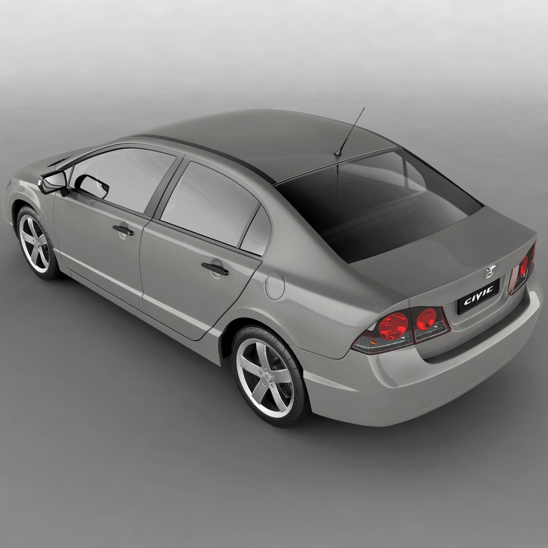 honda civic 3d model