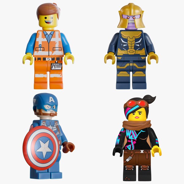modelo 3d Colección de personajes de Lego - TurboSquid 2379801