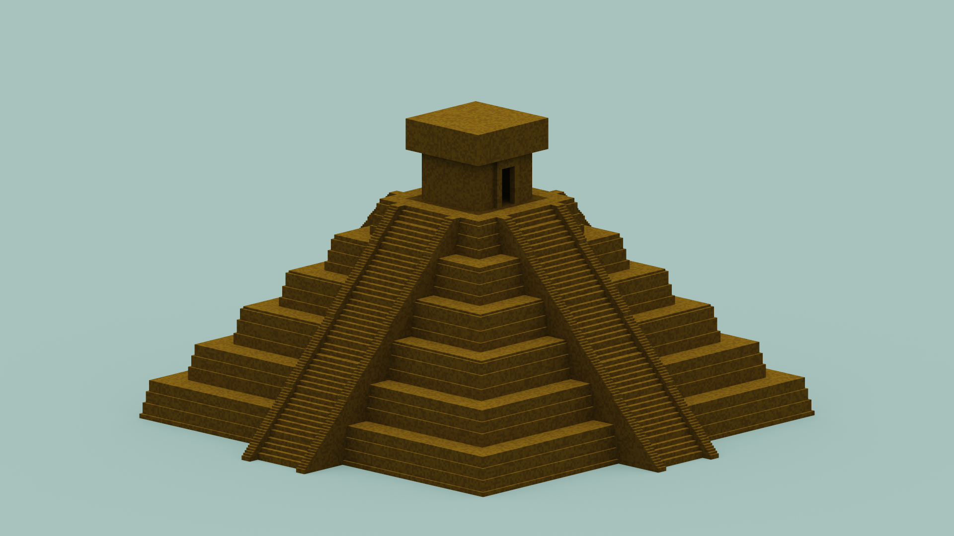 Voxel Pyramid 3D - TurboSquid 1853687