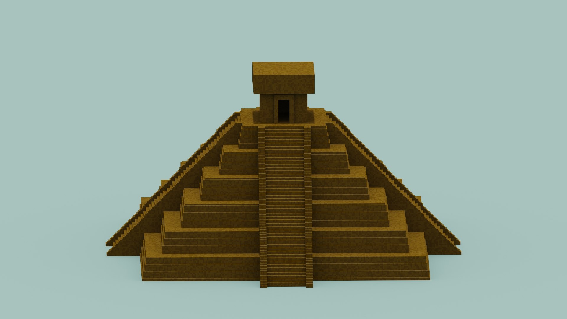 Voxel Pyramid 3D - TurboSquid 1853687