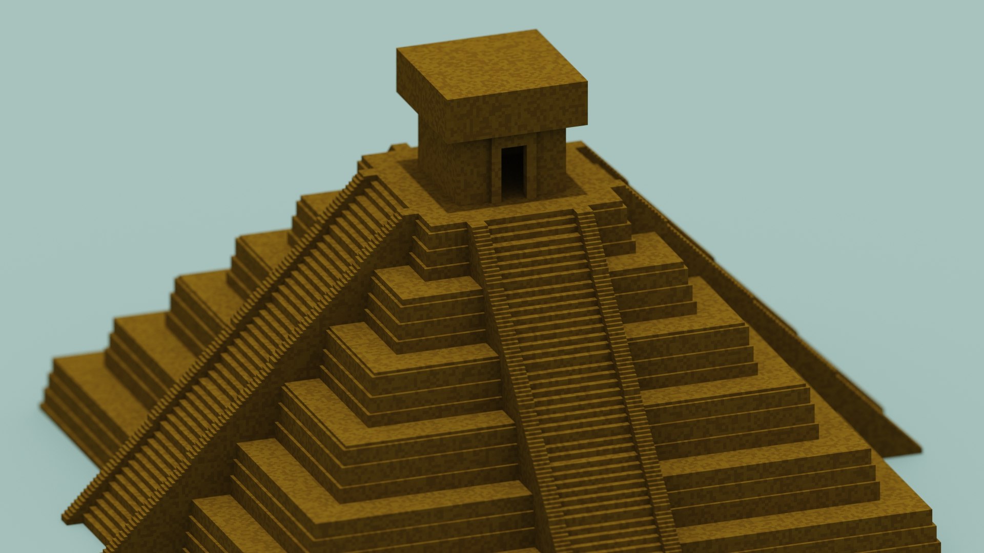 Voxel Pyramid 3D - TurboSquid 1853687