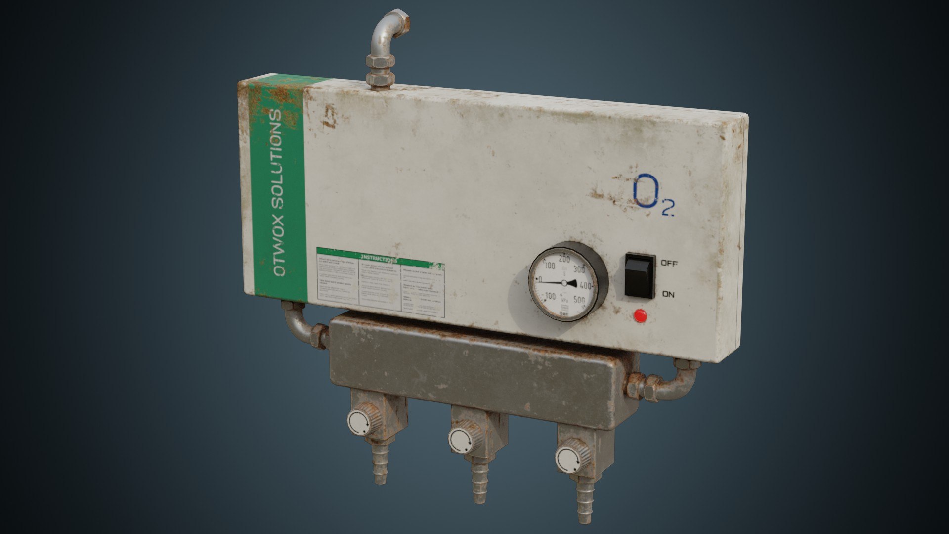 Oxygen Distributor 1B 3D Model - TurboSquid 2045198