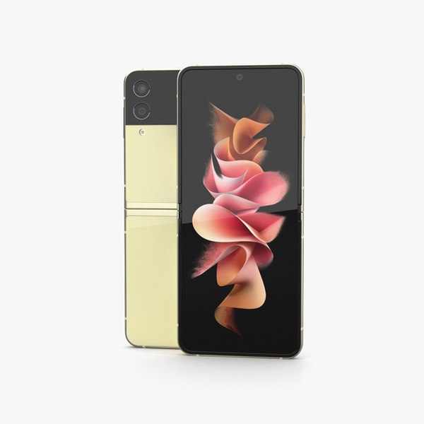 modelo 3d Samsung Galaxy Z Flip3 Crema - TurboSquid 1849653