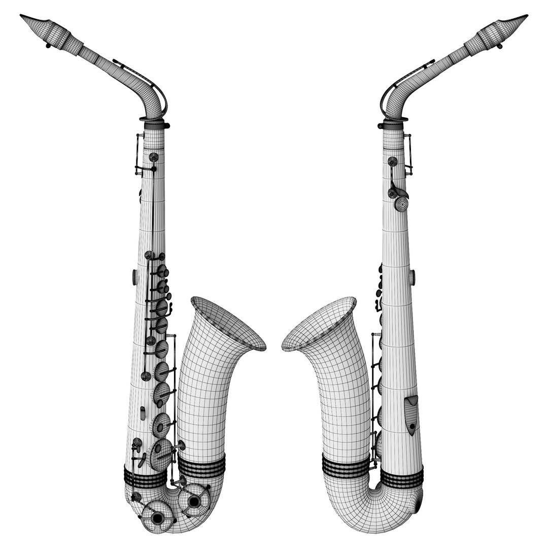 Saxophone 3D - TurboSquid 1787944
