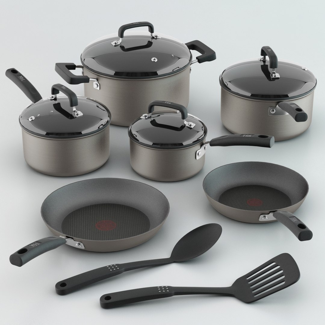 cook cookware 3d obj