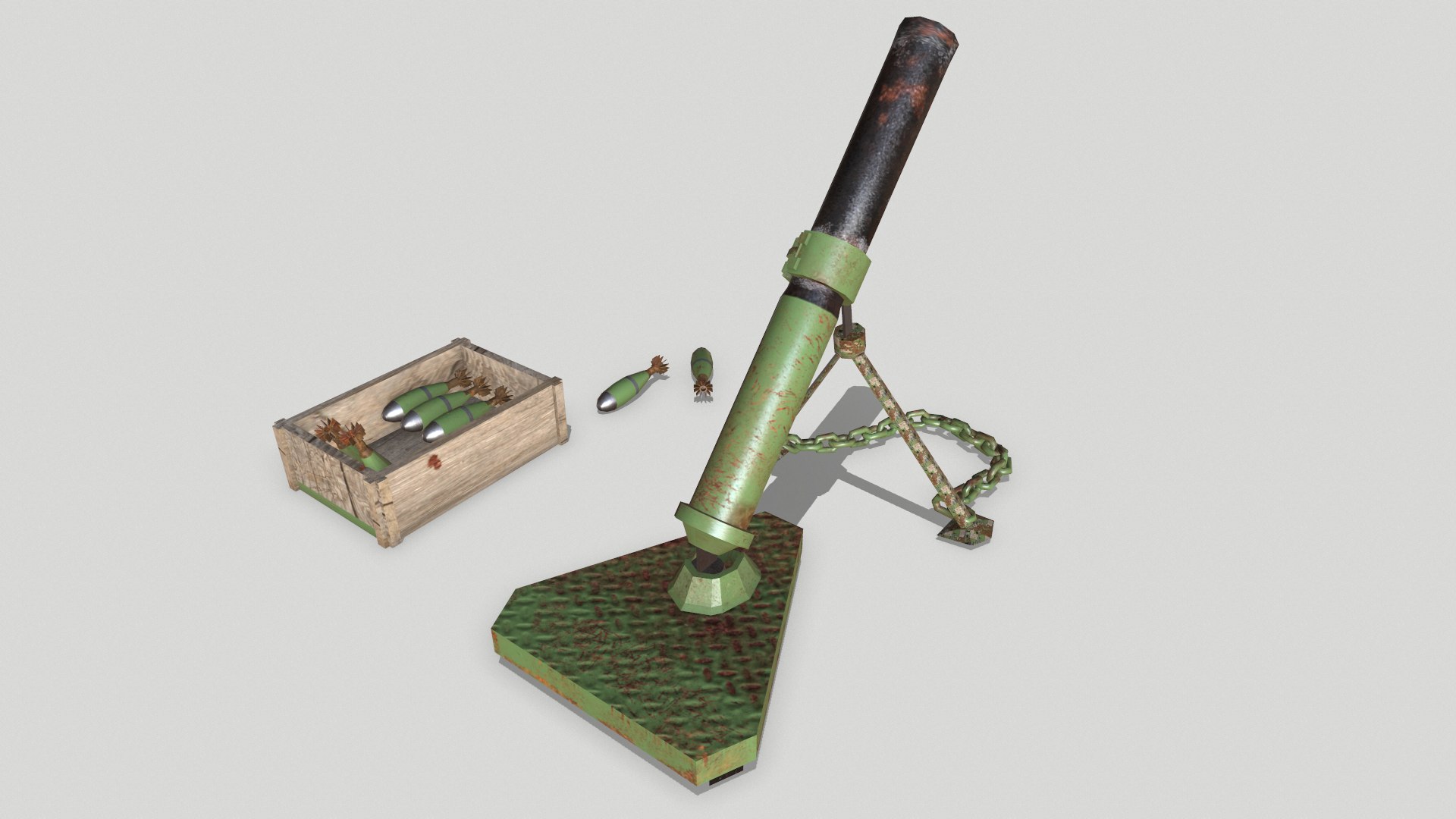 Mortar 3D Model - TurboSquid 1288891