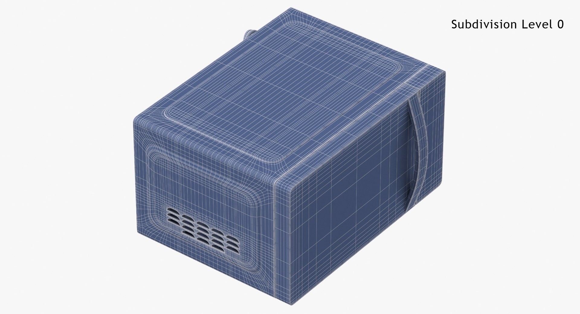 3D Boxed Microwave Oven Device Blank and Generic Label - TurboSquid 2071646