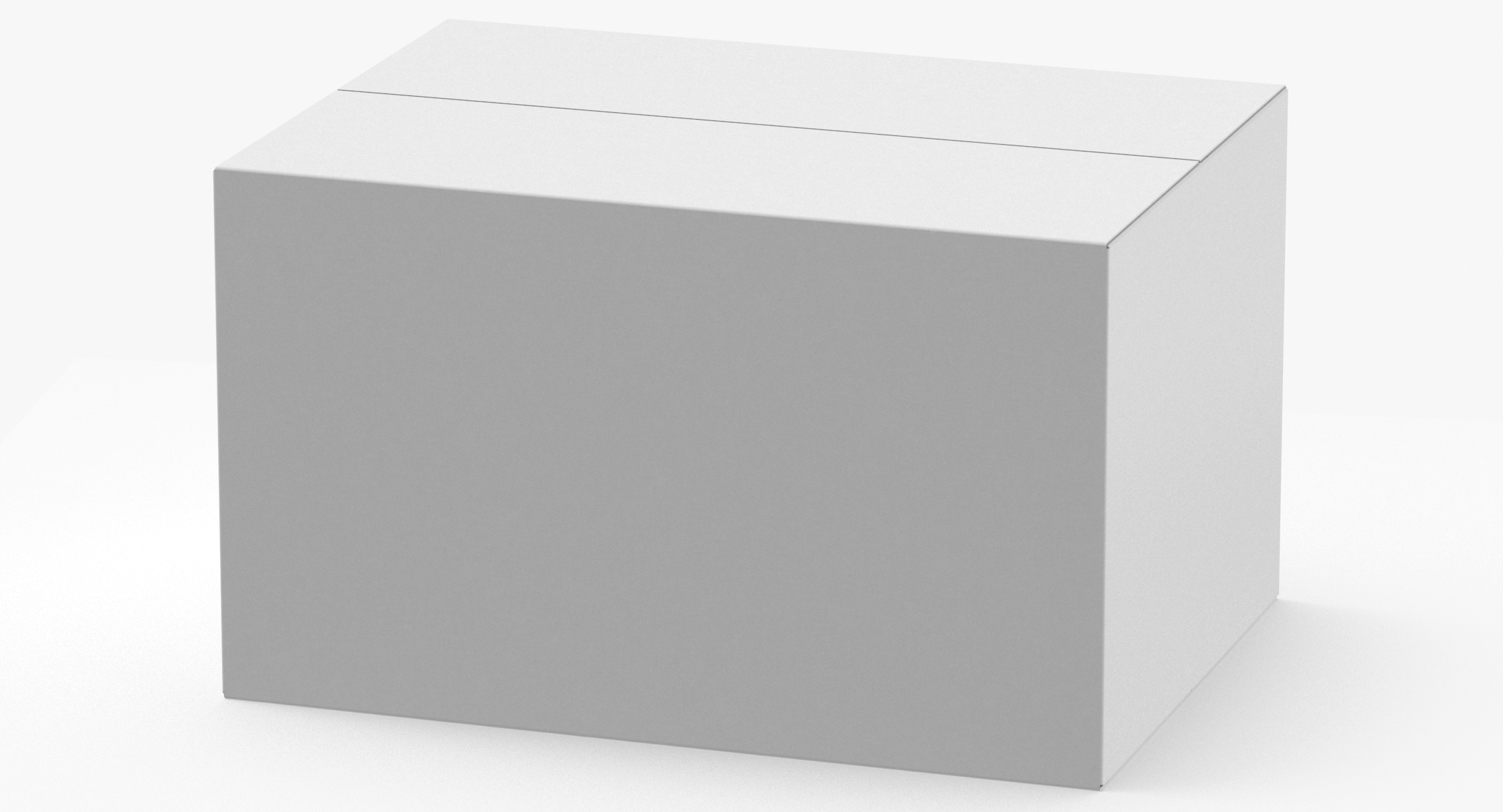 modelo 3d Boxed Microwave Oven Device Blank and Generic Label(1 ...