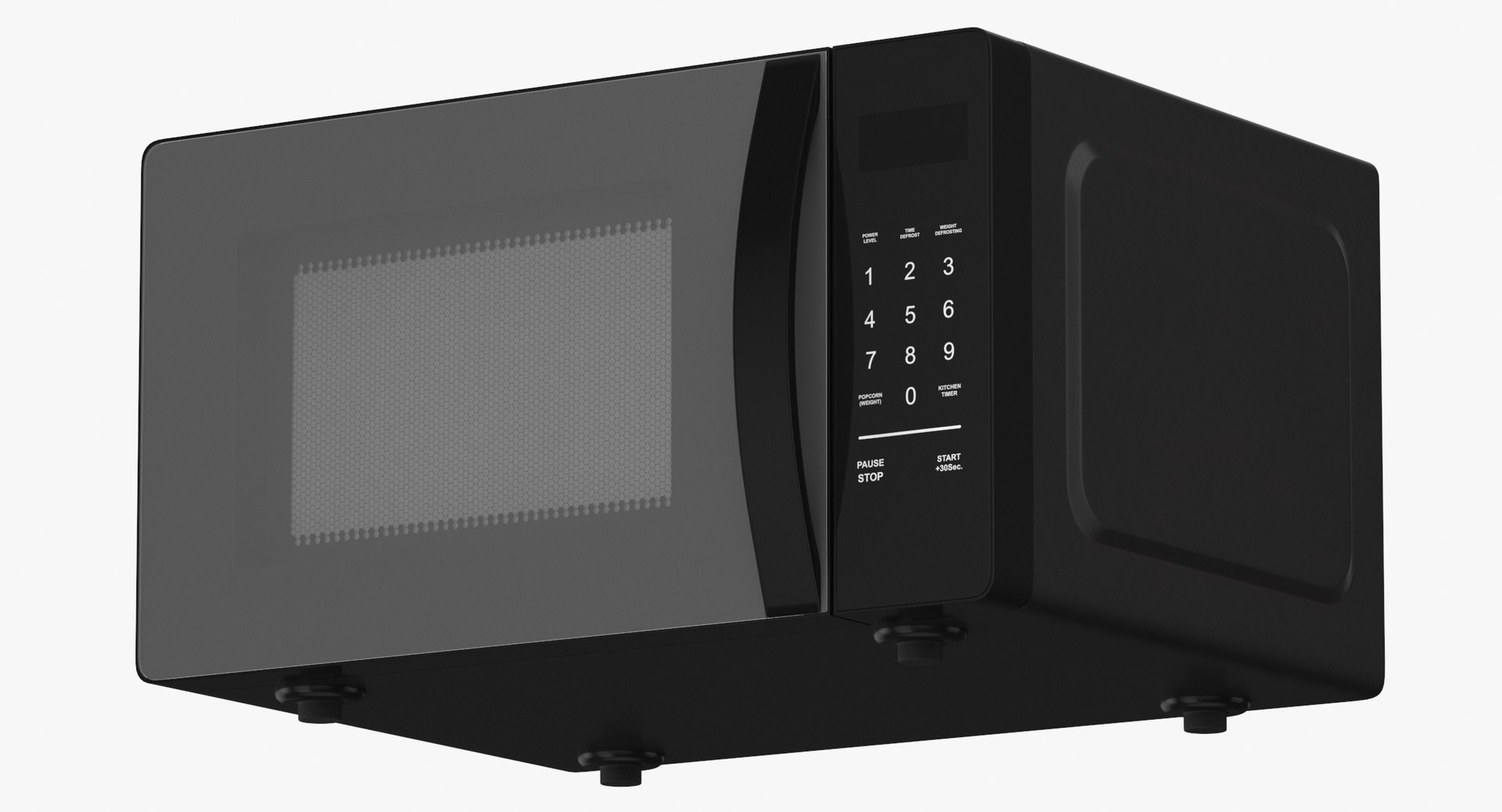 3D Boxed Microwave Oven Device Blank and Generic Label - TurboSquid 2071646