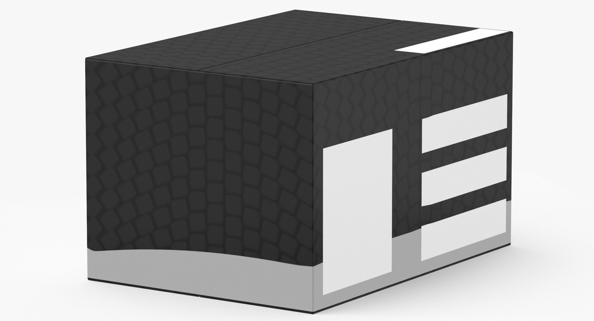 3D Boxed Microwave Oven Device Blank and Generic Label - TurboSquid 2071646