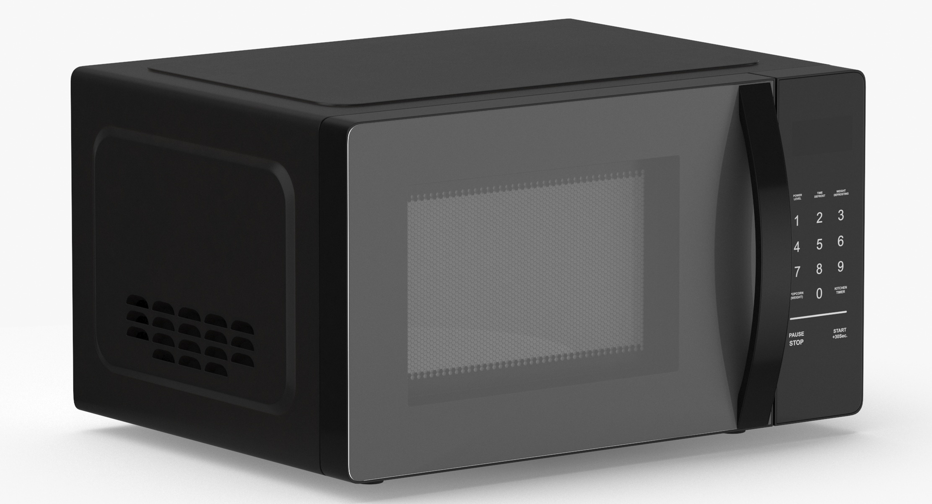 3D Boxed Microwave Oven Device Blank And Generic Label - TurboSquid 2071646