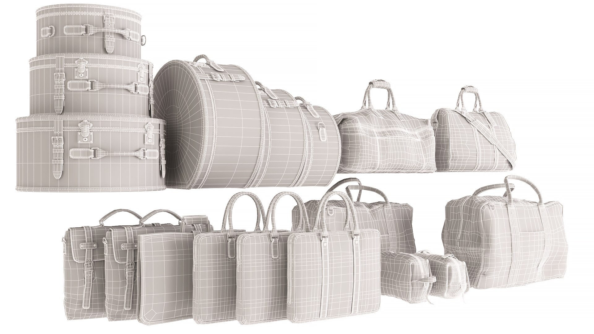 Collection of Bags 3D model - TurboSquid 2049312