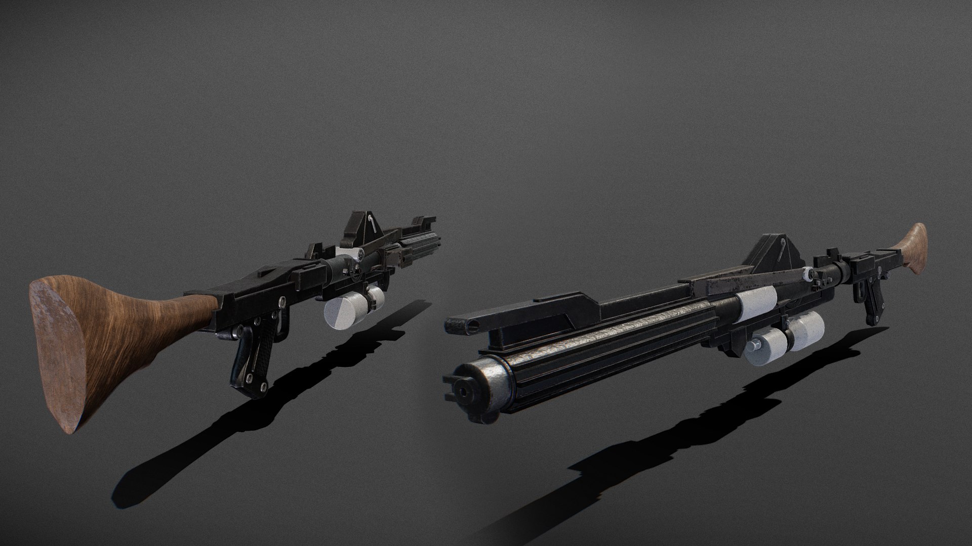 3D Model Star Wars Dc-15a Blaster Rifle - TurboSquid 2424055