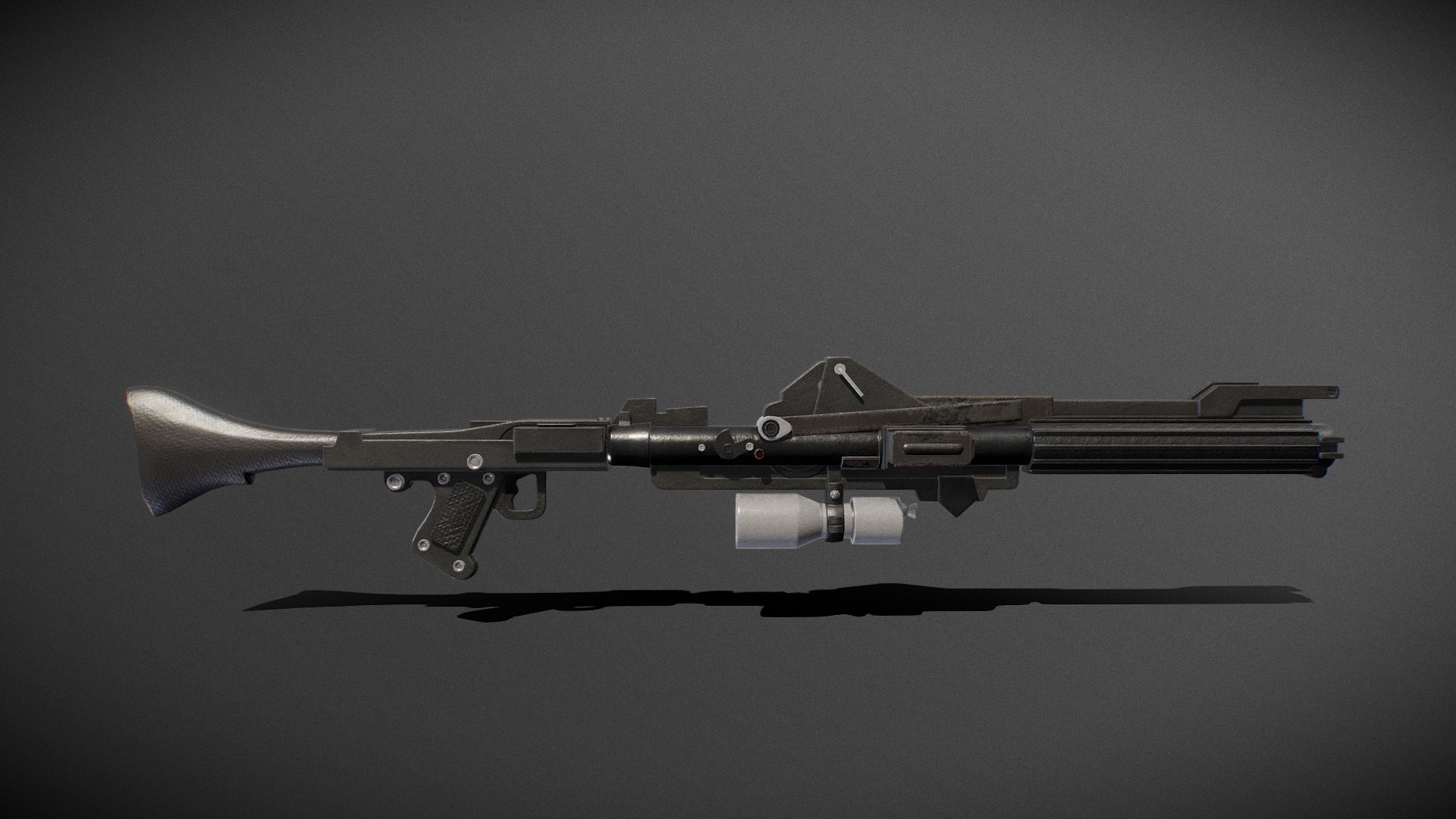 3D Model Star Wars Dc-15a Blaster Rifle - TurboSquid 2424055