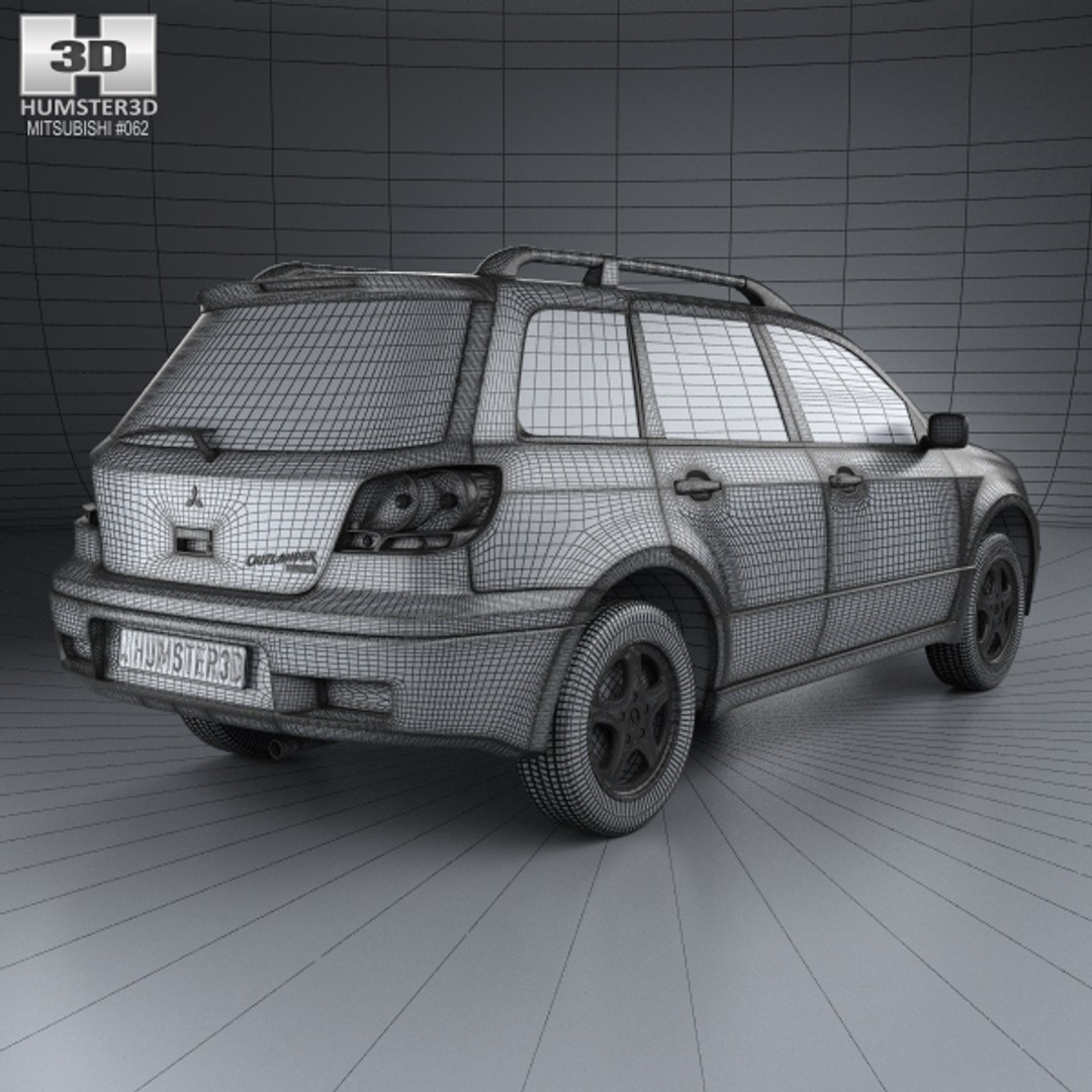 Mitsubishi Outlander 2003 3D Model - TurboSquid 1161147