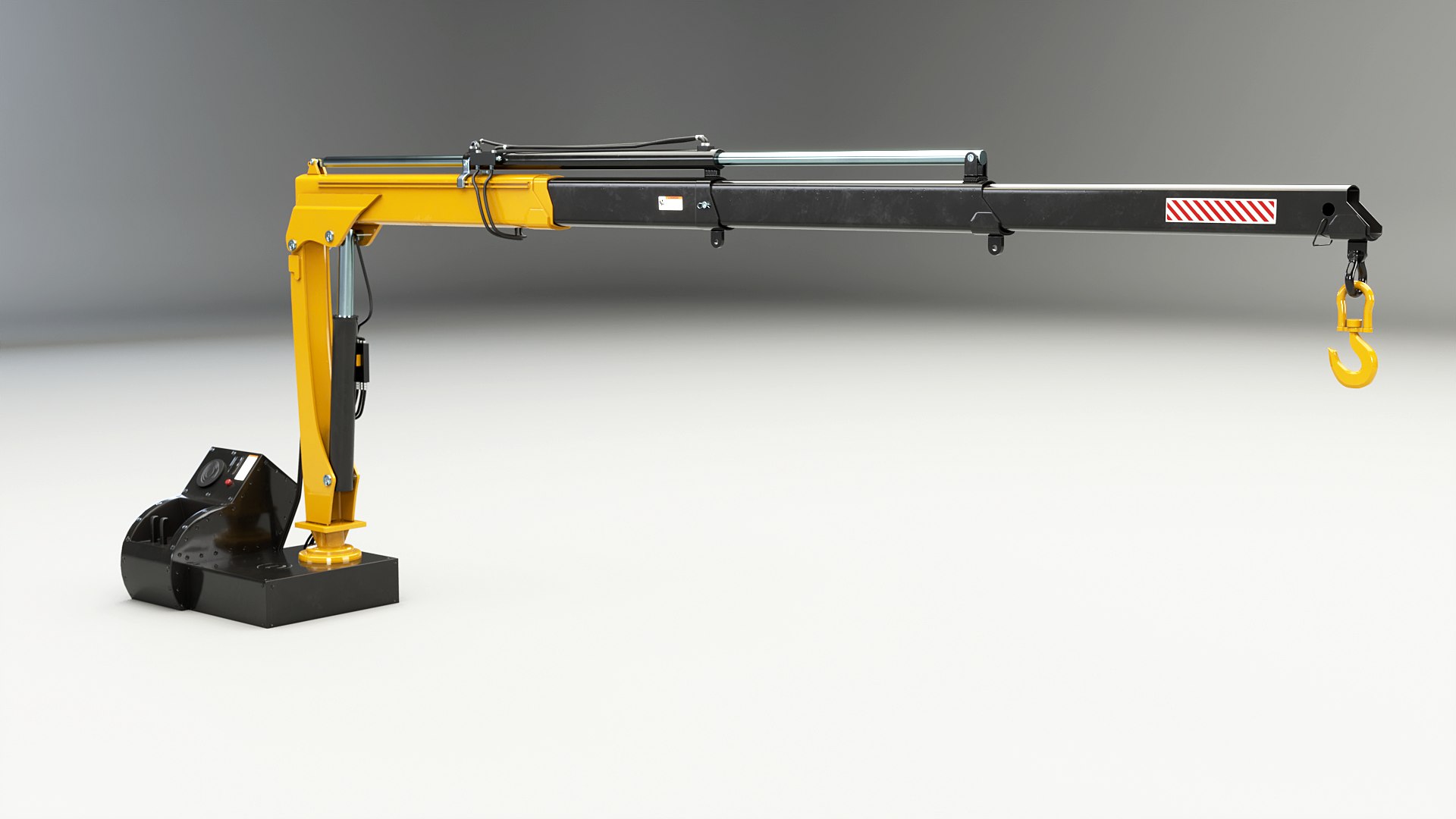 3D Generic Small Truck-Mounted Crane NL Model - TurboSquid 2202139