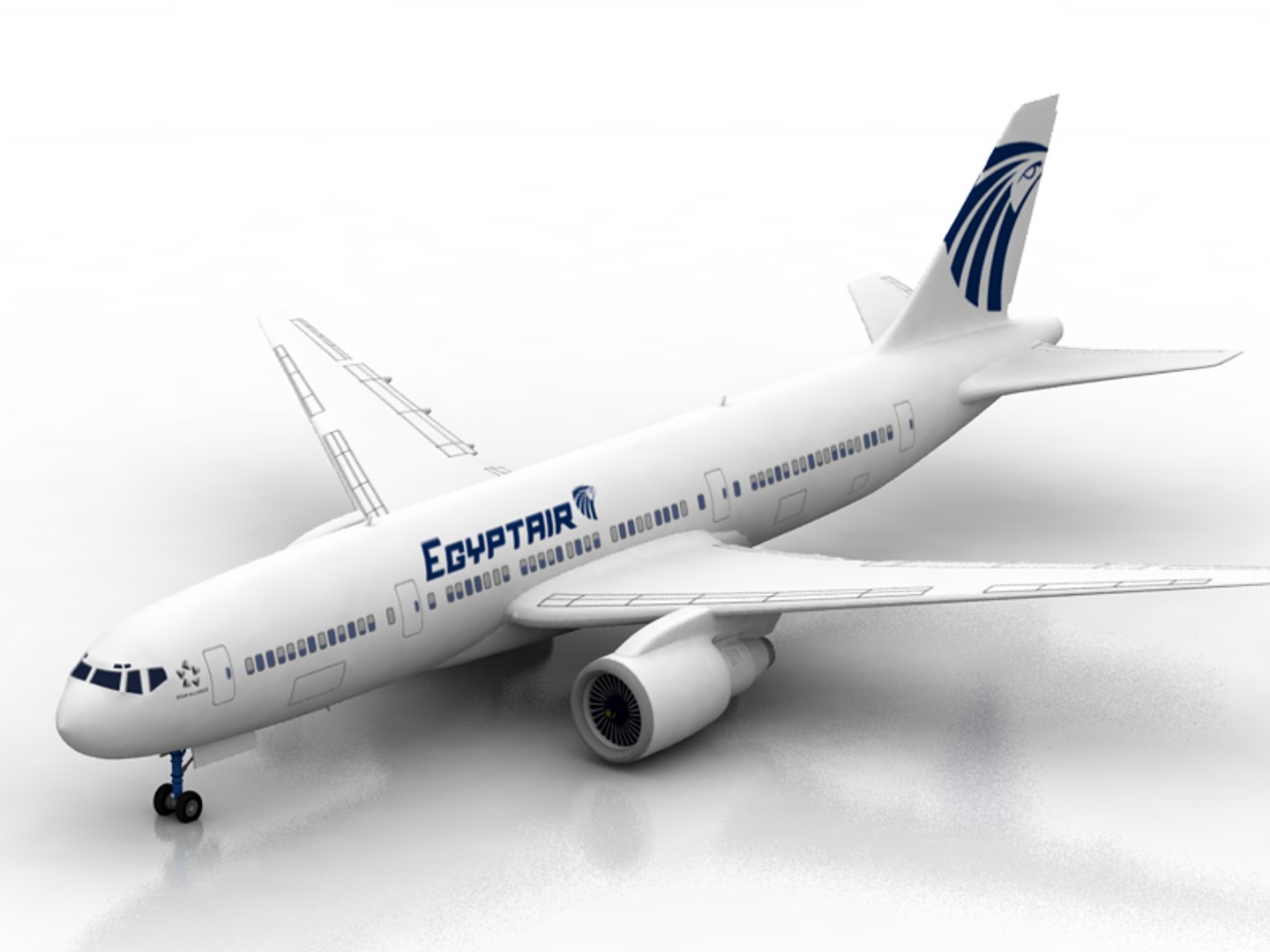 3D Air Plane Boing Model - TurboSquid 1579788