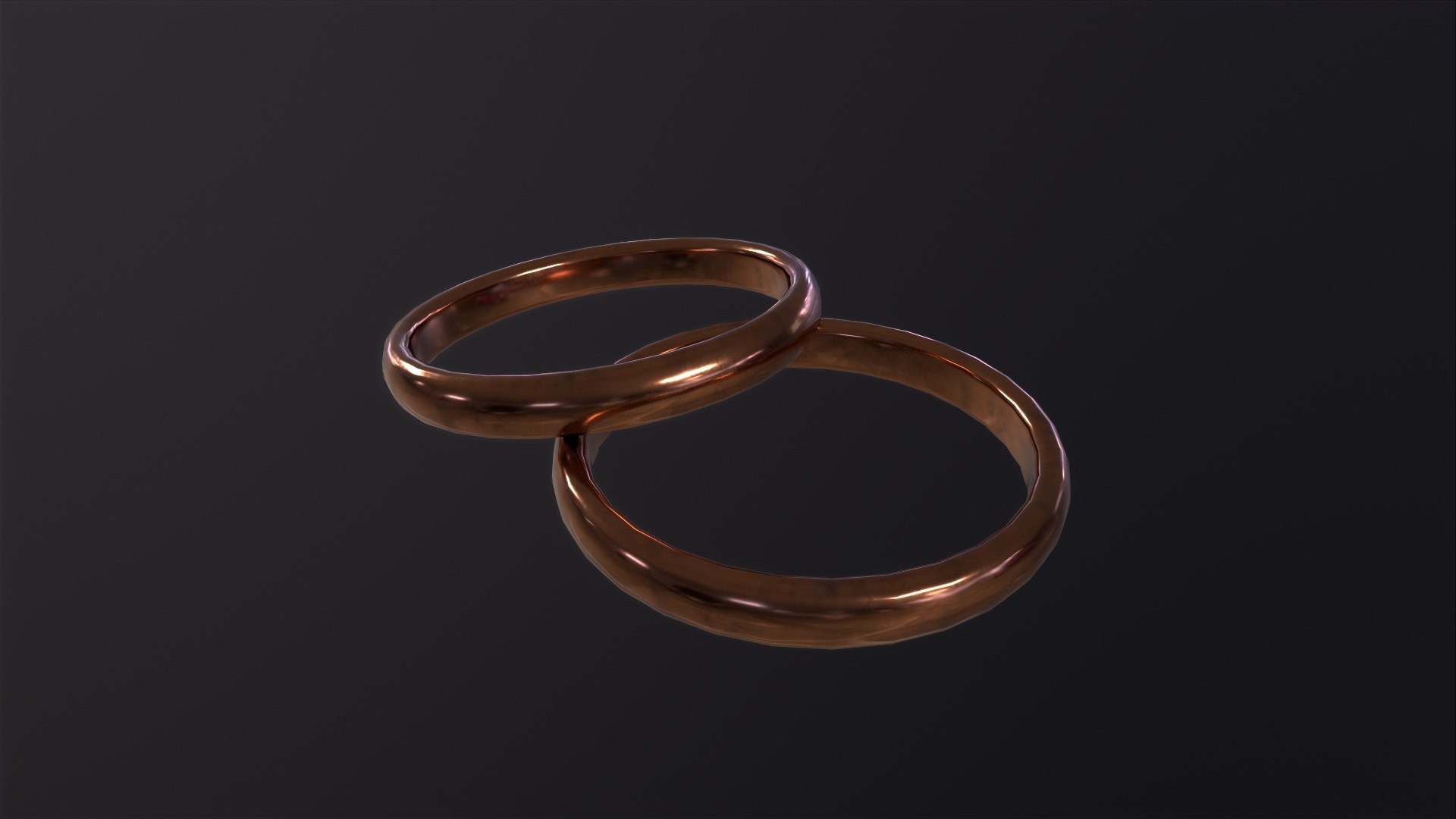 Wedding Rings 3D Model - TurboSquid 2095403