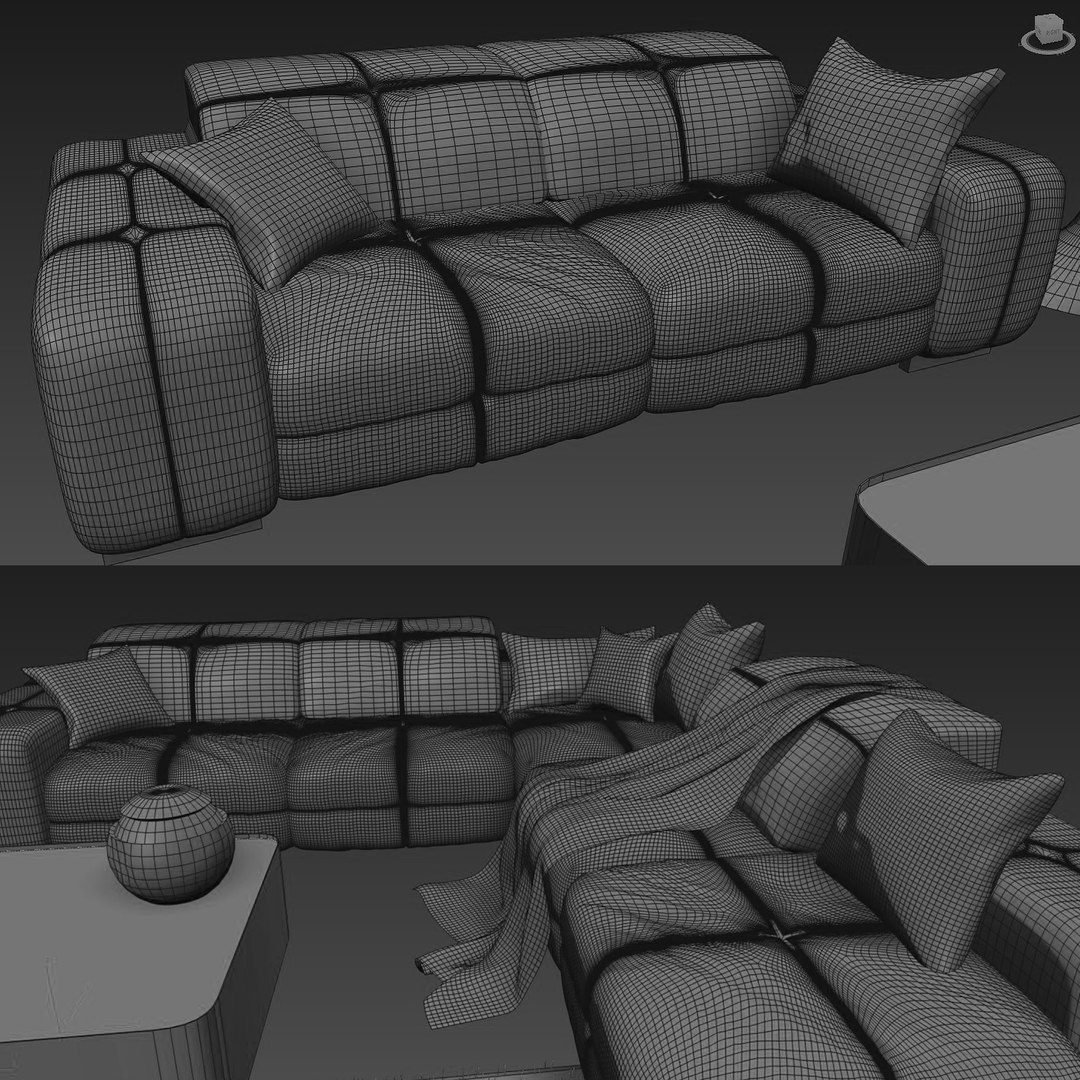 3D Model Sofa Natuzzi Surround 2571 - TurboSquid 1206944
