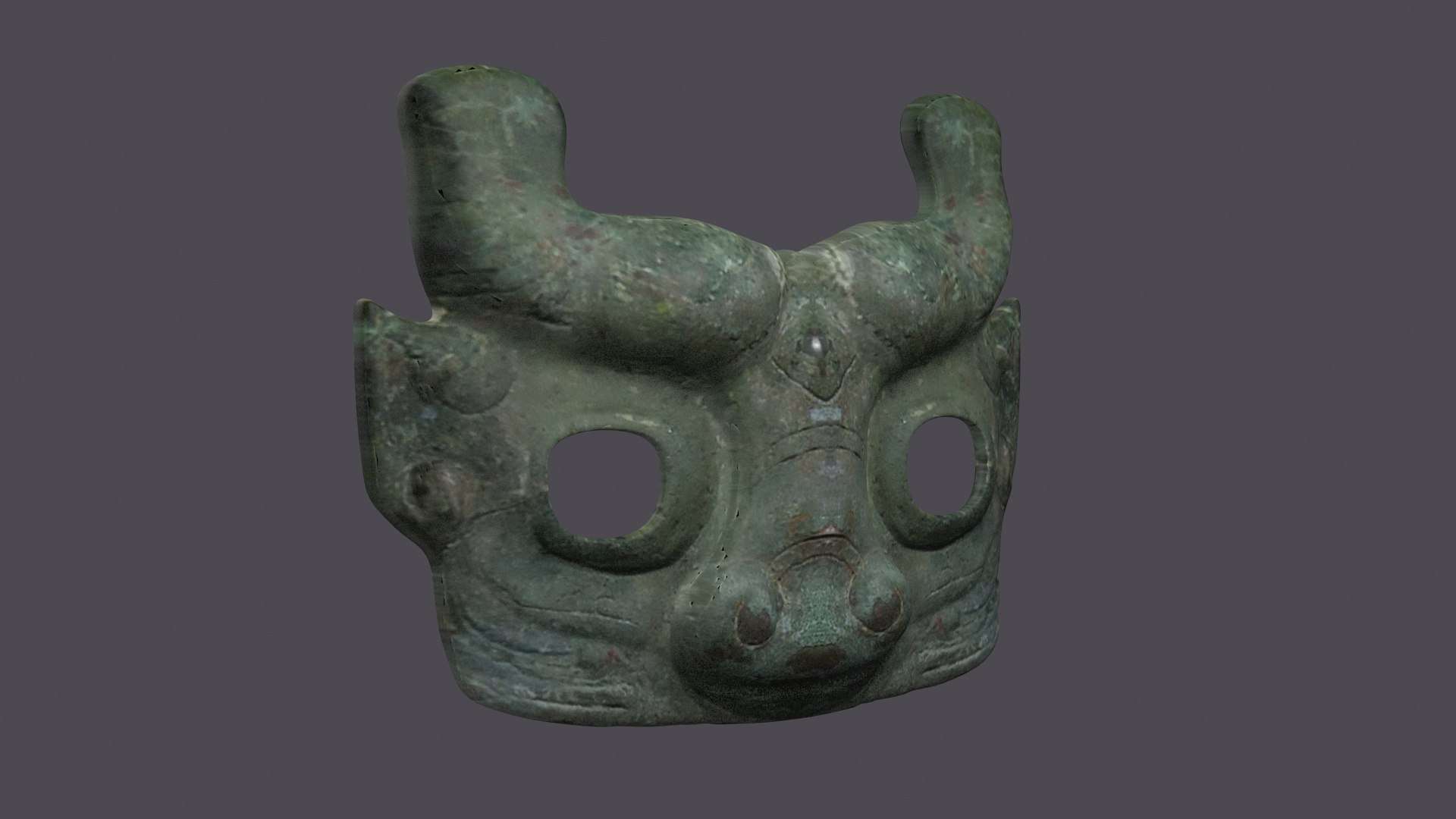 Sanxingdui Ancient Sacrificial Mask Civilization 3D - TurboSquid 2047314