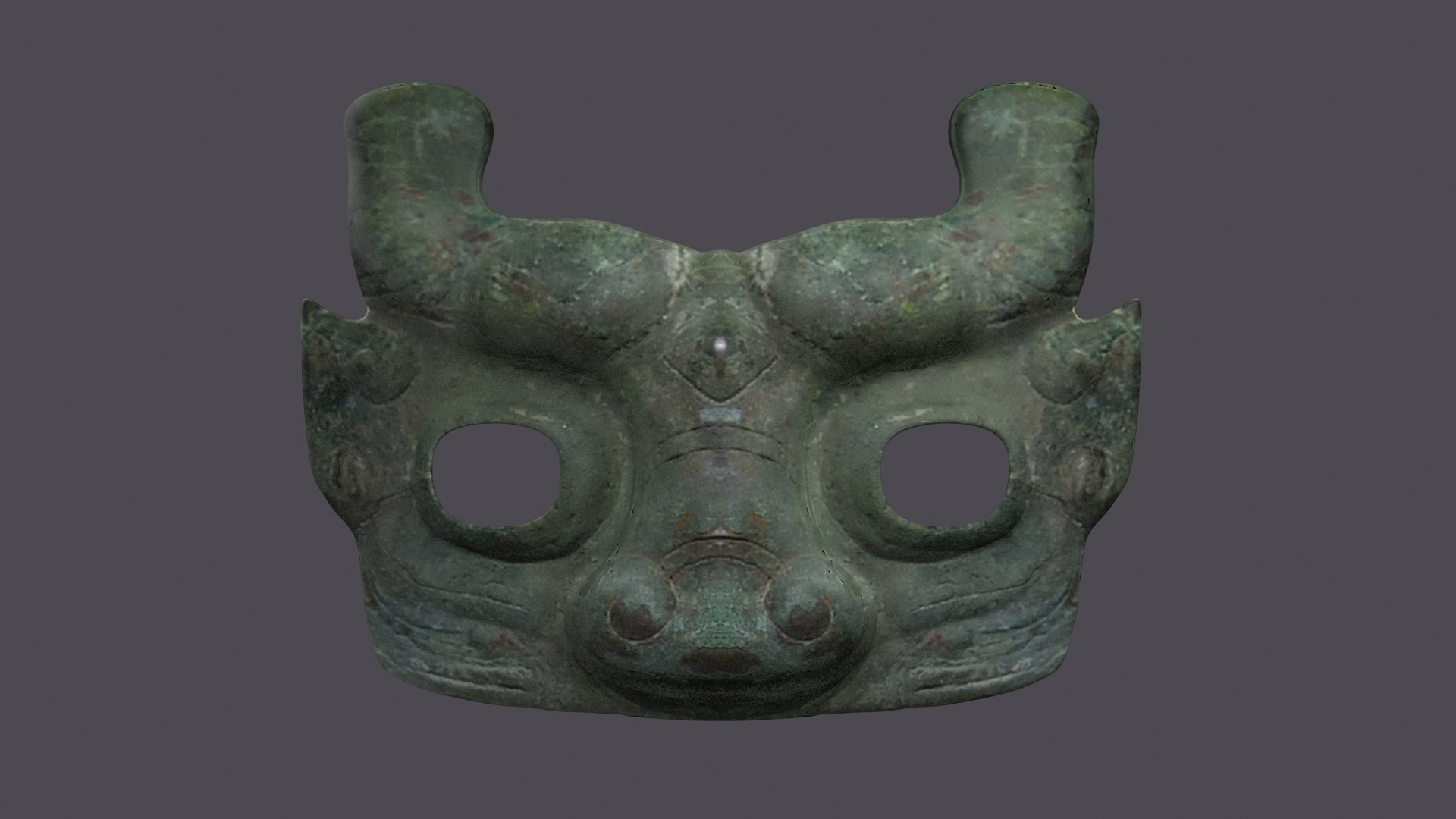 Sanxingdui Ancient Sacrificial Mask Civilization 3D - TurboSquid 2047314