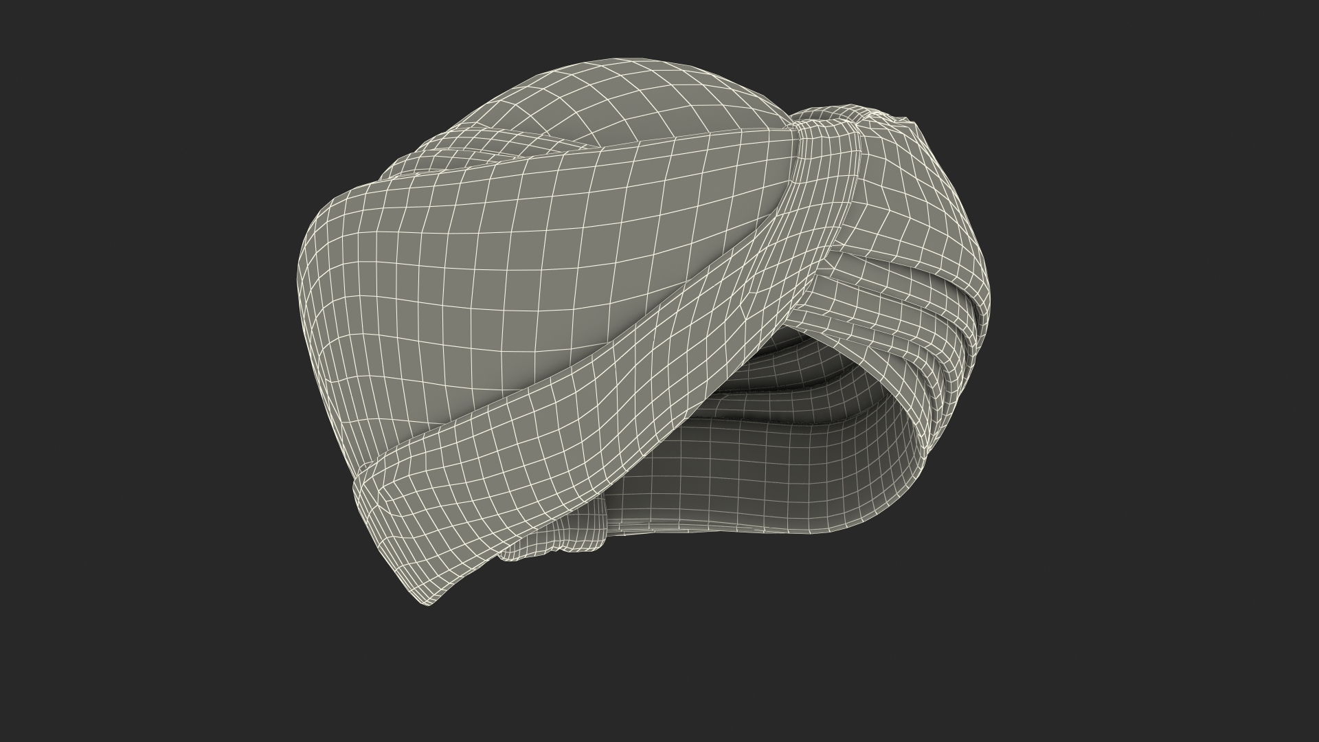 3D Turban Orange model - TurboSquid 1903638