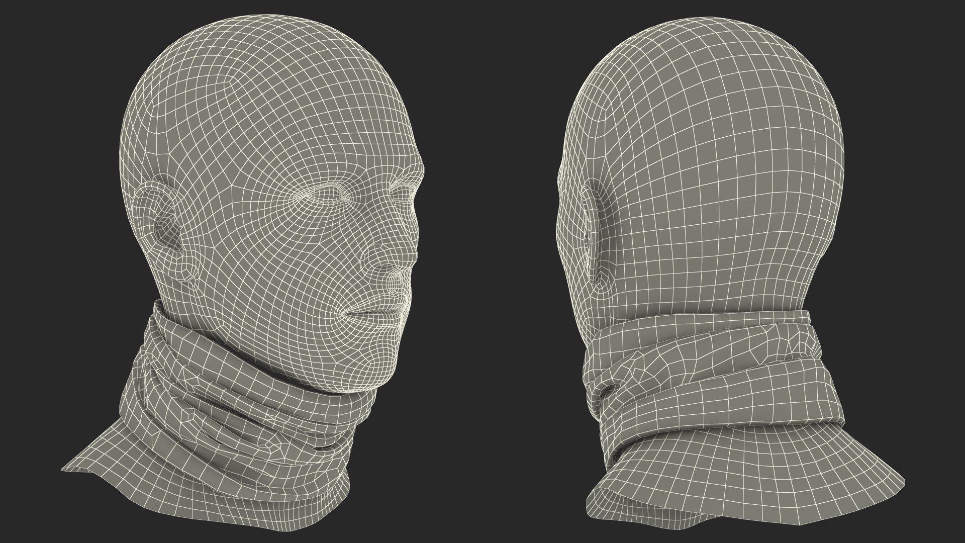 3D Summer Neck Gaiter model - TurboSquid 1782436