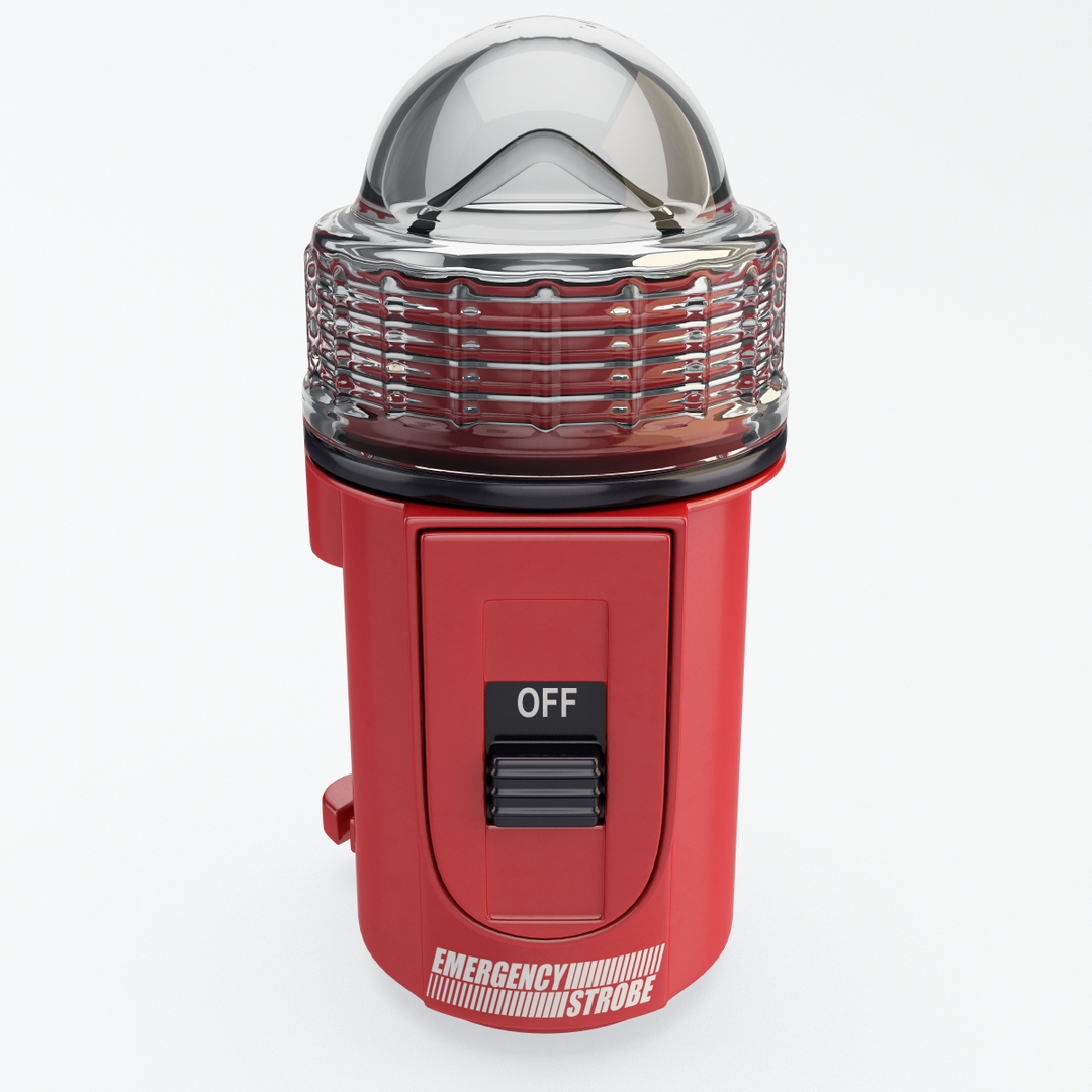 Emergency Strobe Light 3d Max