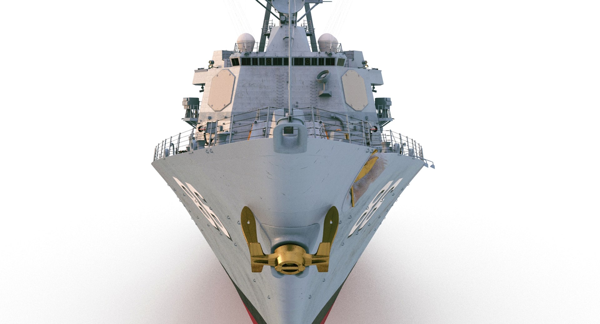 Uss Shoup Model - TurboSquid 1375967