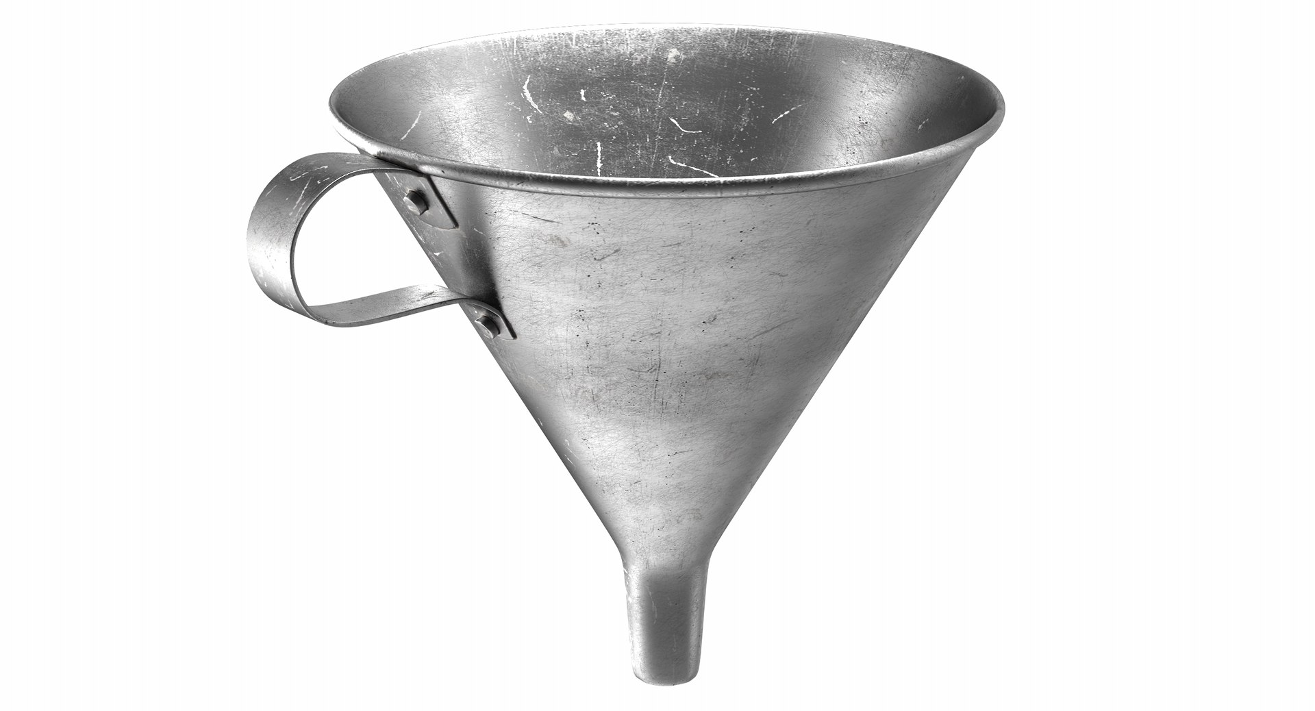 Old metal funnel 3D model - TurboSquid 1362745