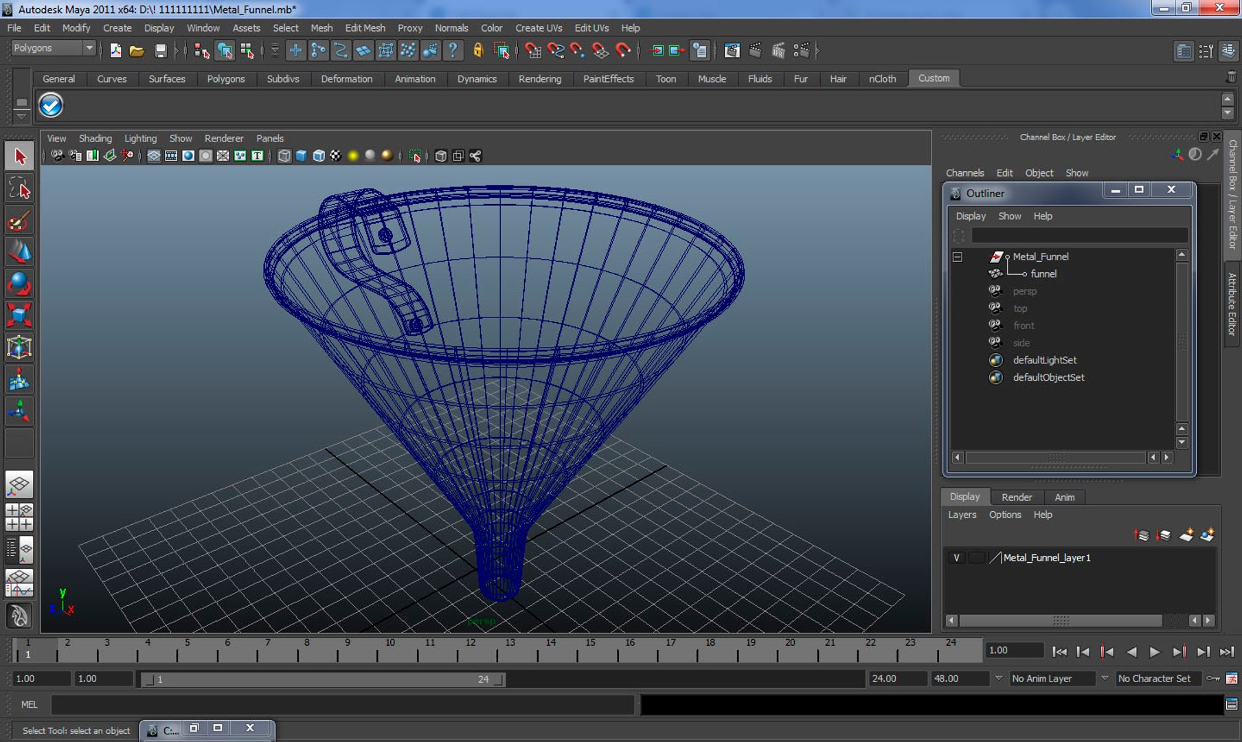Old Metal Funnel 3D Model - TurboSquid 1362745