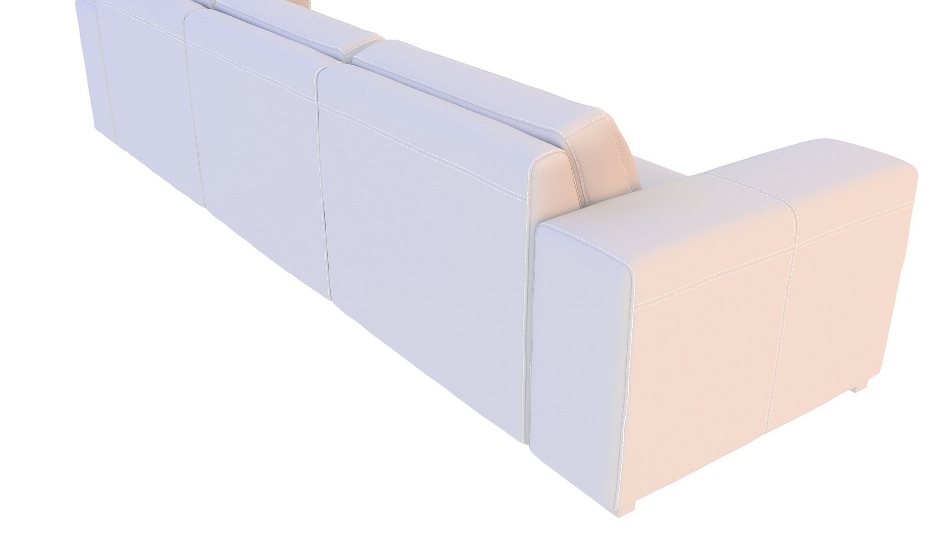 Modern Sofa Modeled Seams 3D Model - TurboSquid 1525003