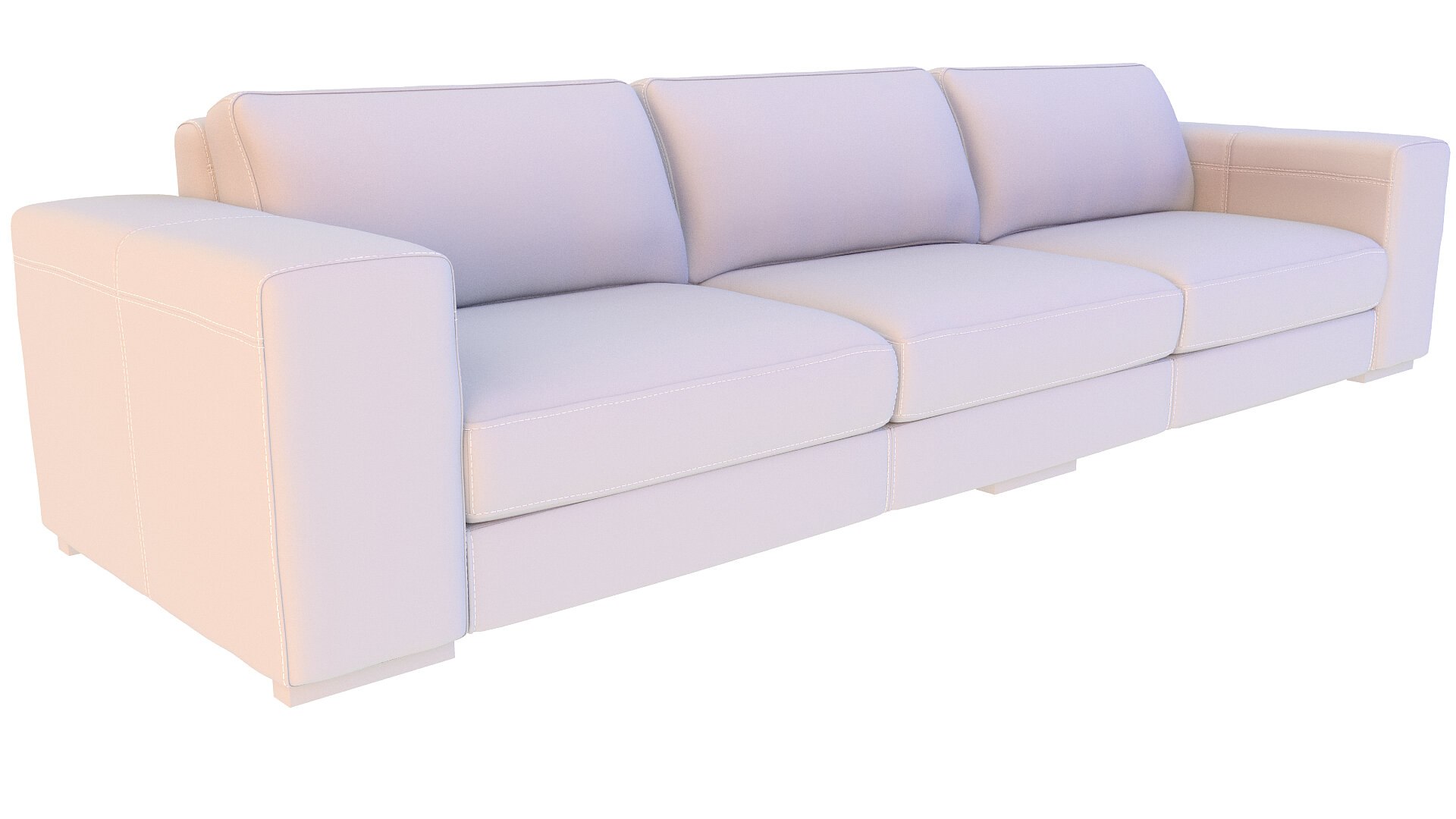 Modern Sofa Modeled Seams 3D Model - TurboSquid 1525003