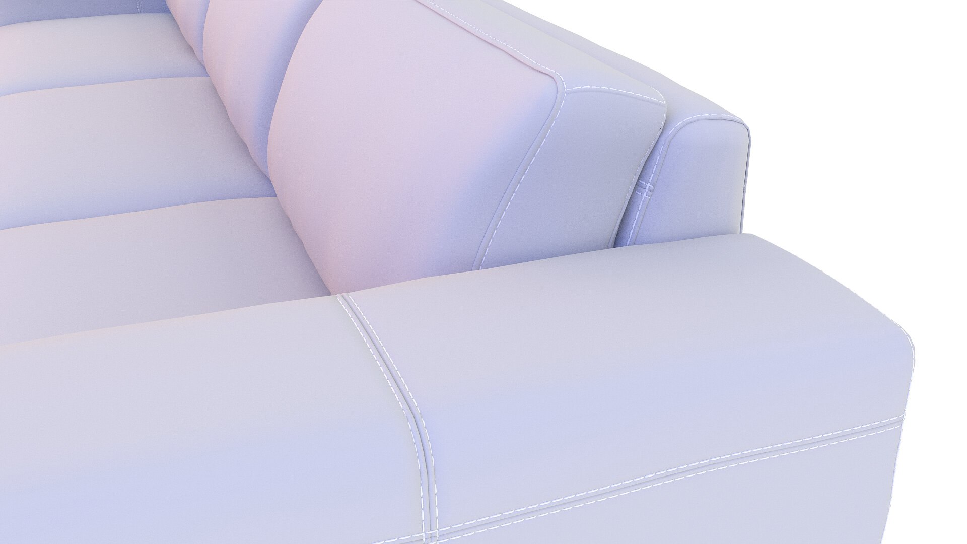 Modern Sofa Modeled Seams 3D Model - TurboSquid 1525003