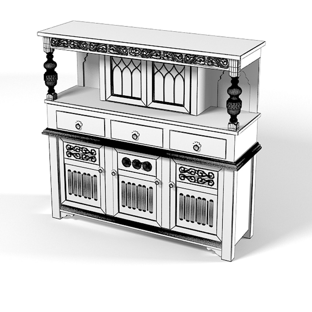 kitchen cupboard 3d model
