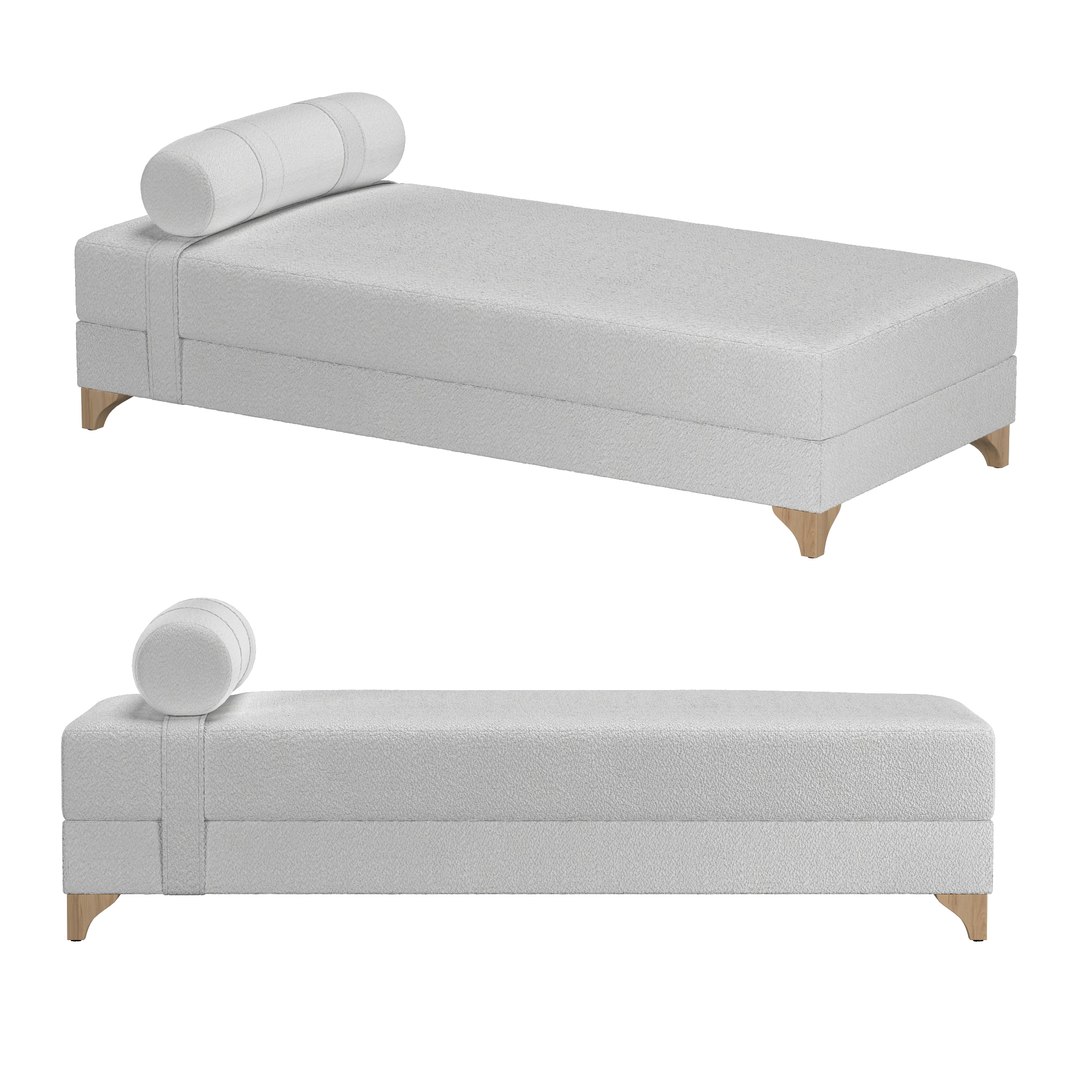 Eilish 71 Daybed 3D Model - TurboSquid 1997319