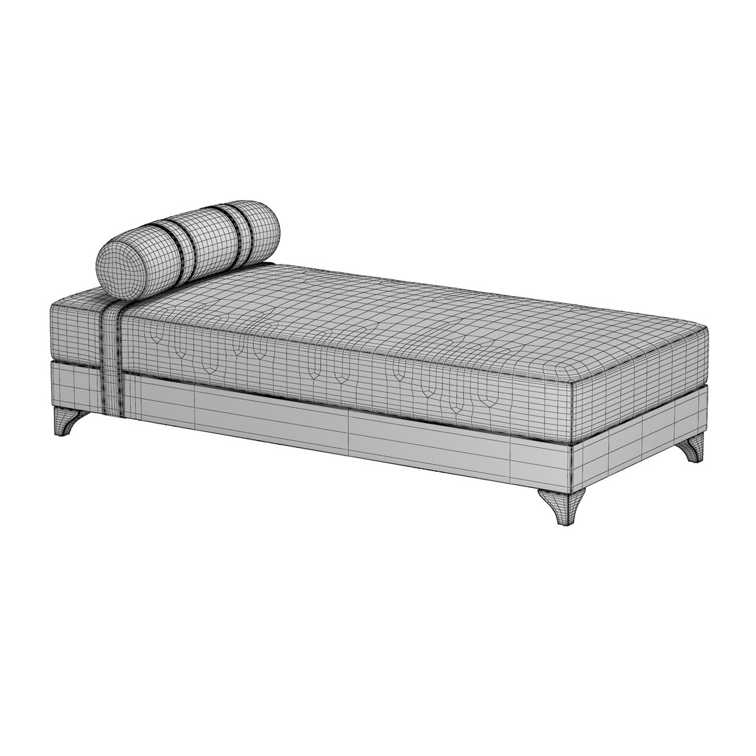 Eilish 71 Daybed 3D Model - TurboSquid 1997319